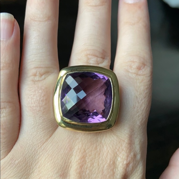 David Yurman | Jewelry | David Yurman Amethyst Sterling Silver 8kgold ...